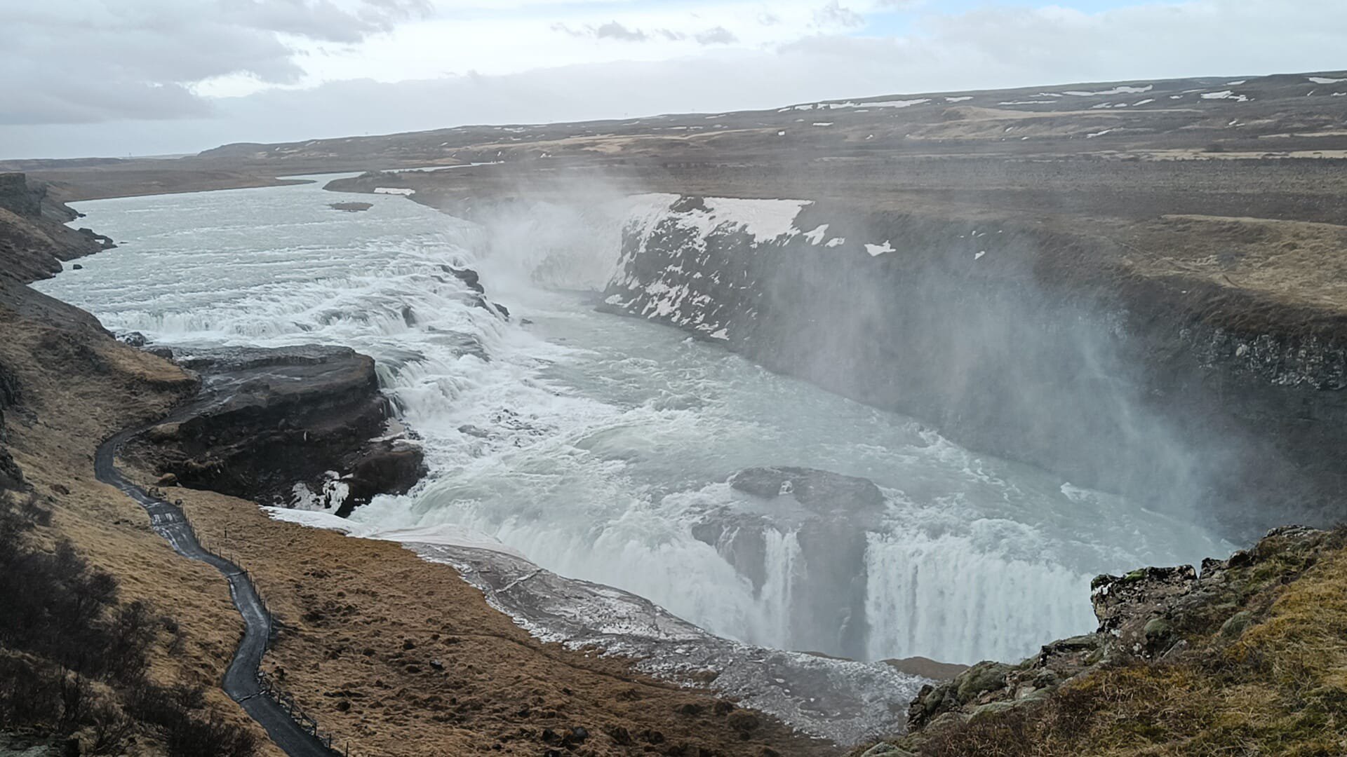 The Golden Circle: ‘Gullfoss’ waterfalls (South West Iceland) – All ...