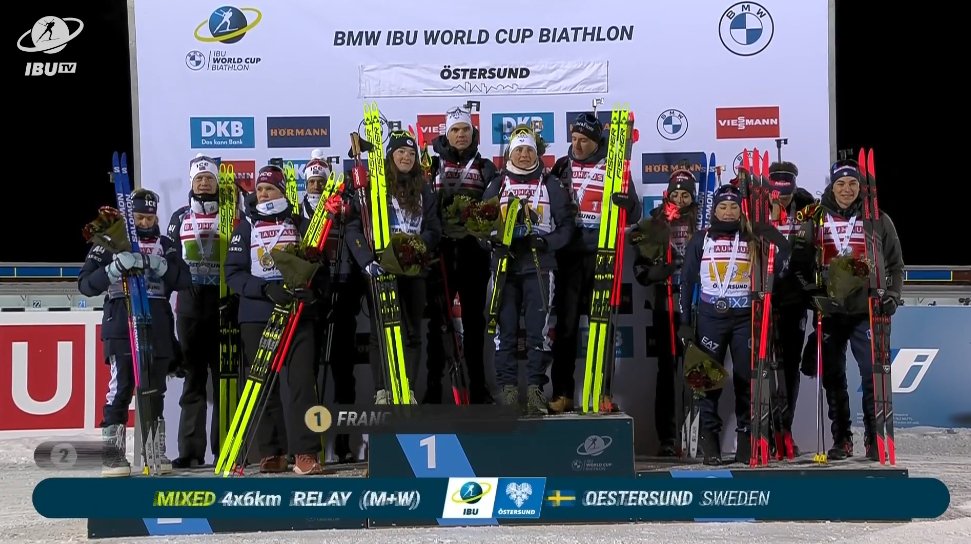IBU Biathlon World Cup (Oestersund): Norway second in Mixed Relay - All ...