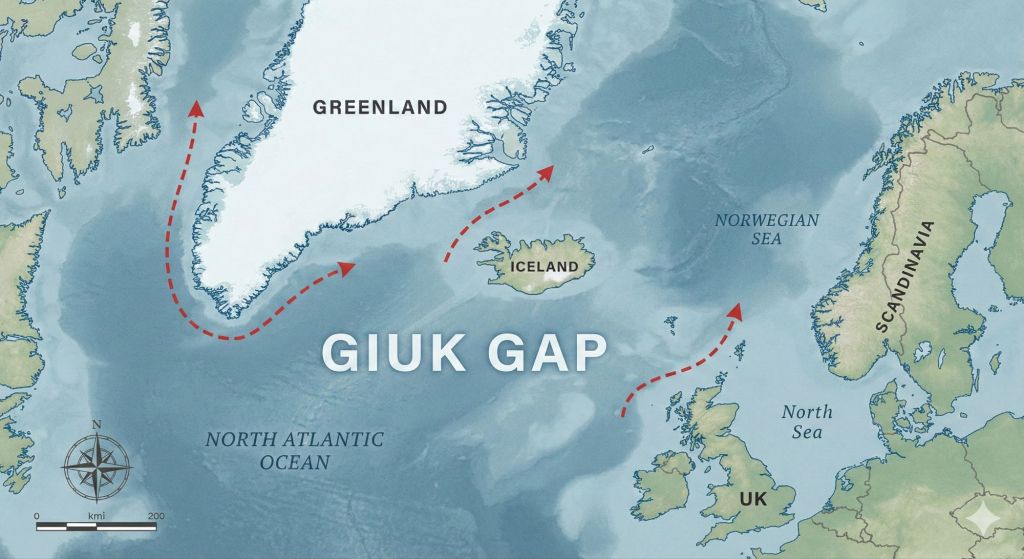 GIUK Gap: The stretch of ocean between Greenland, Iceland and the UK - All Things Nordic